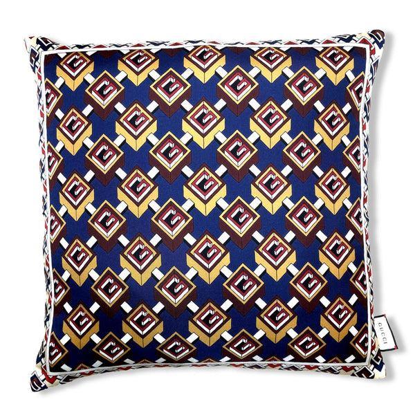 GUCCI Isometric G Logo Pillow exclusively at VintageLuxeUp Vintage Luxe Up