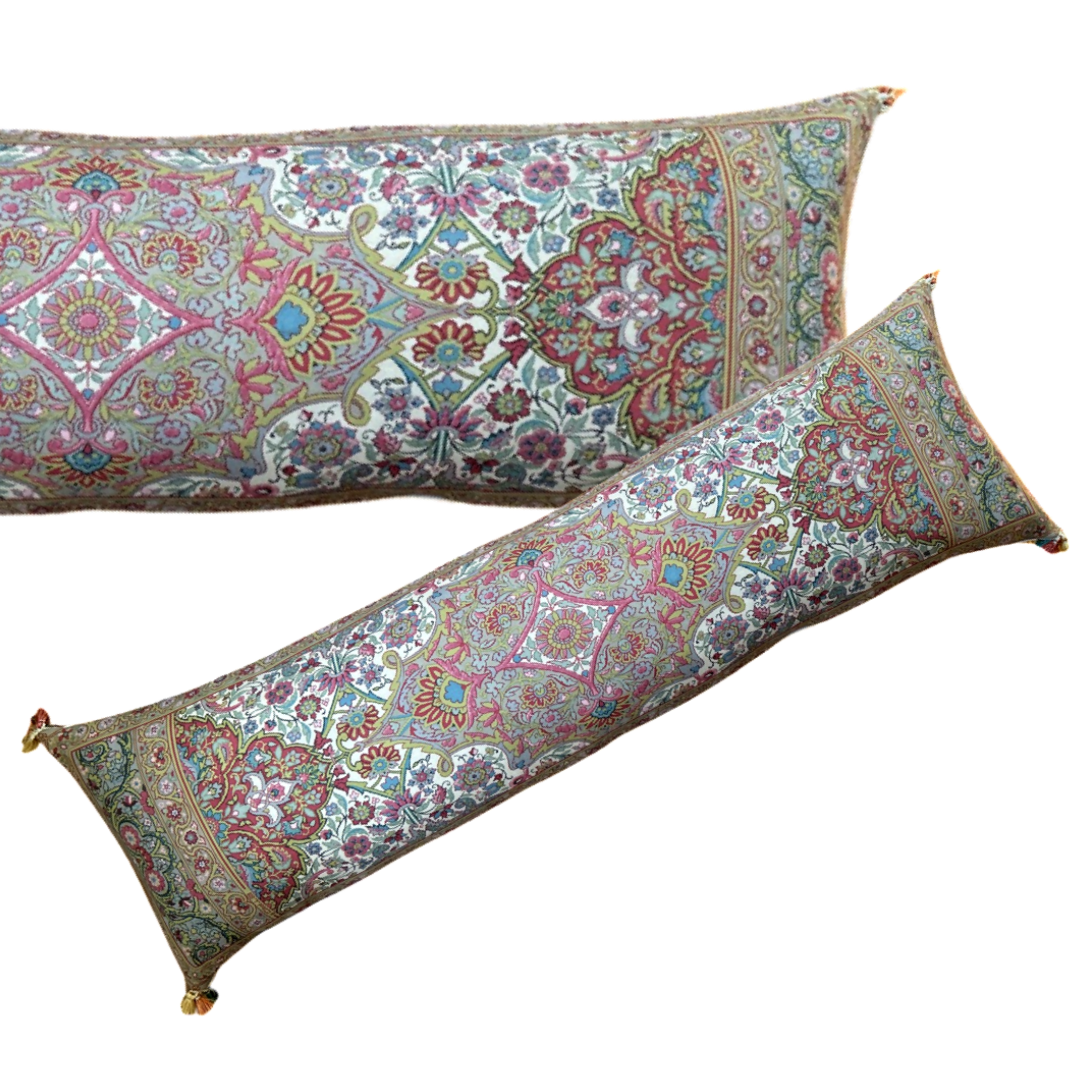 Etro Tan Paisley Vintage Silk & Wool Scarf Pillow – Vintage Luxe Up